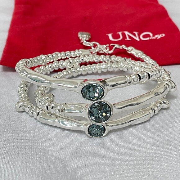 UNO de 50 | Jewelry | New Uno De 5 Silver Delirio Delirium Blue Crystal ...